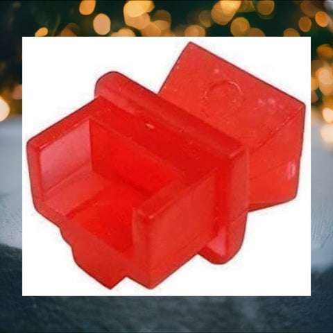 R.J. Enterprises - RJ45 Jack Dust Cover, Cap, Protector, Red (100 ...